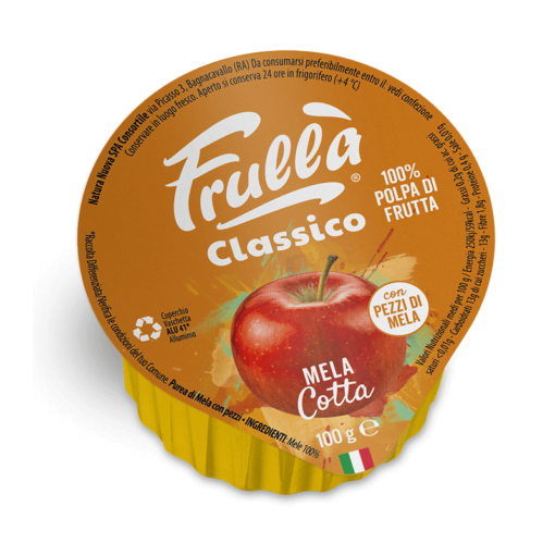Polpa di frutta Mela Prugna - 100g - Pack 18 pezzi - Frullà
